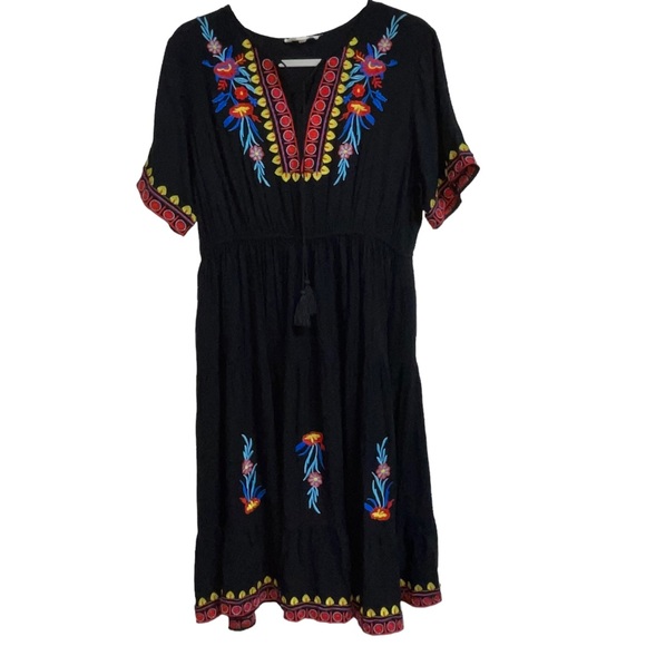 Solitaire | Dresses | Vintage Solitaire Embroidered Dress | Poshmark